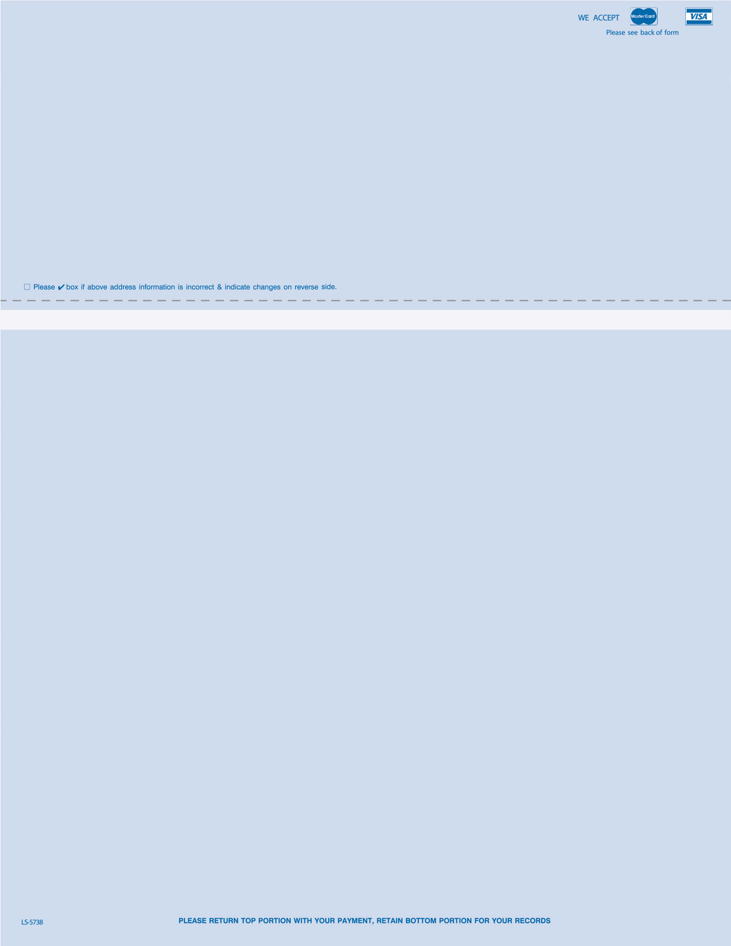 Laser Statement With Backer - LS-5736