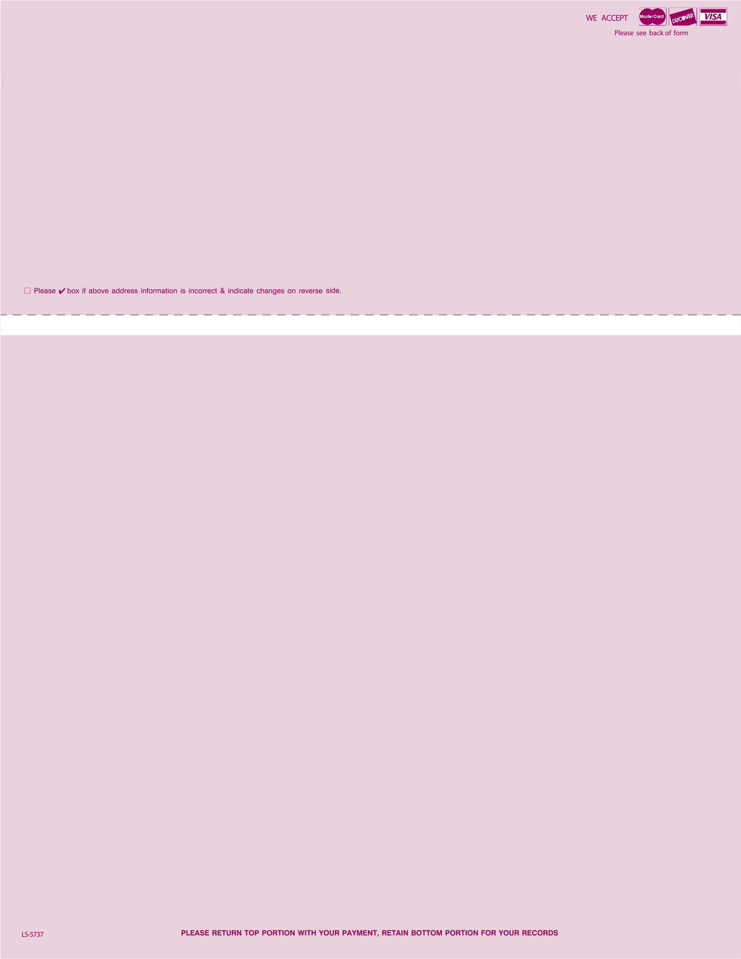 Laser Statement With Backer - LS-5741